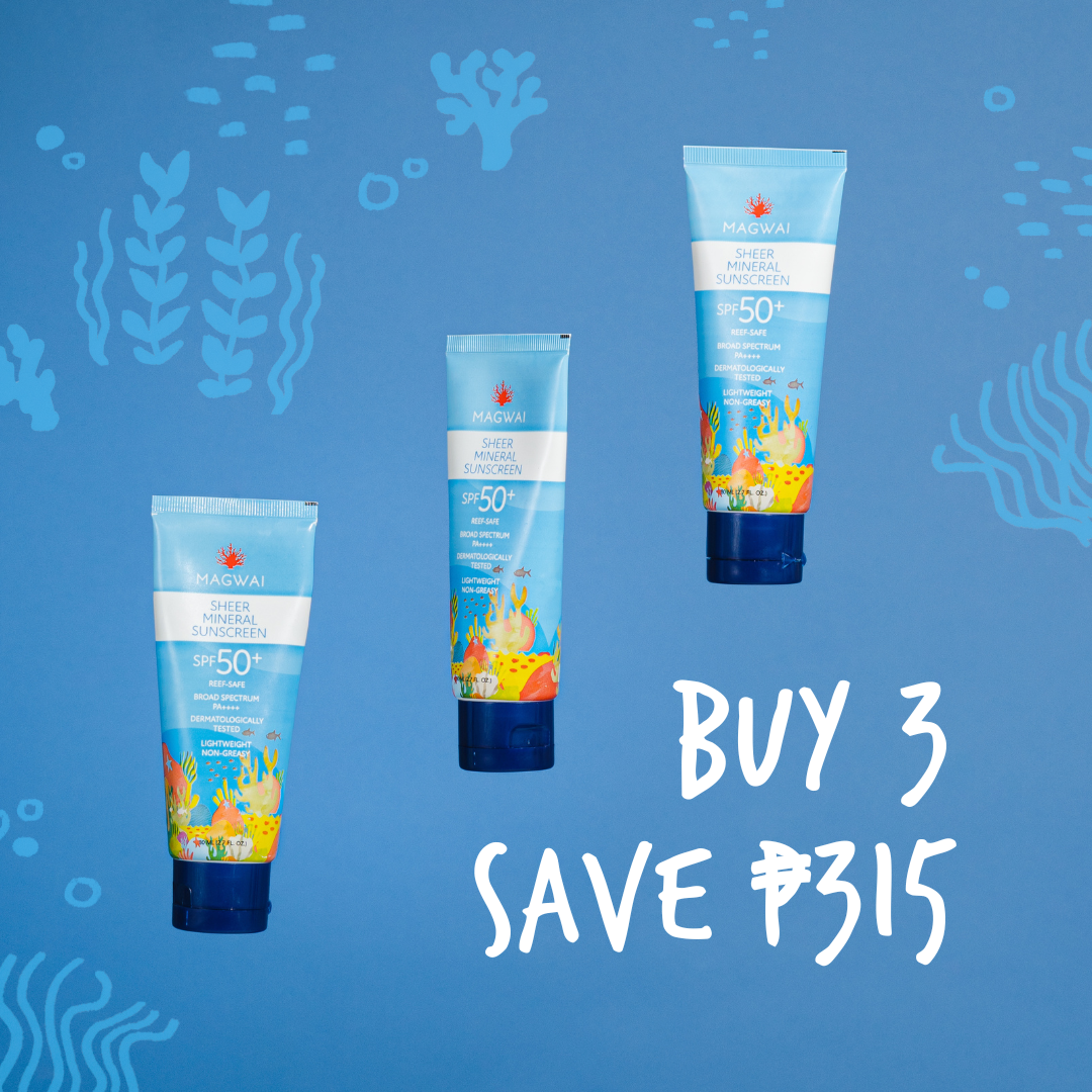 Buy MAGWAI Reef-Safe Sunscreen Online Bundle of 3 - Save P270
