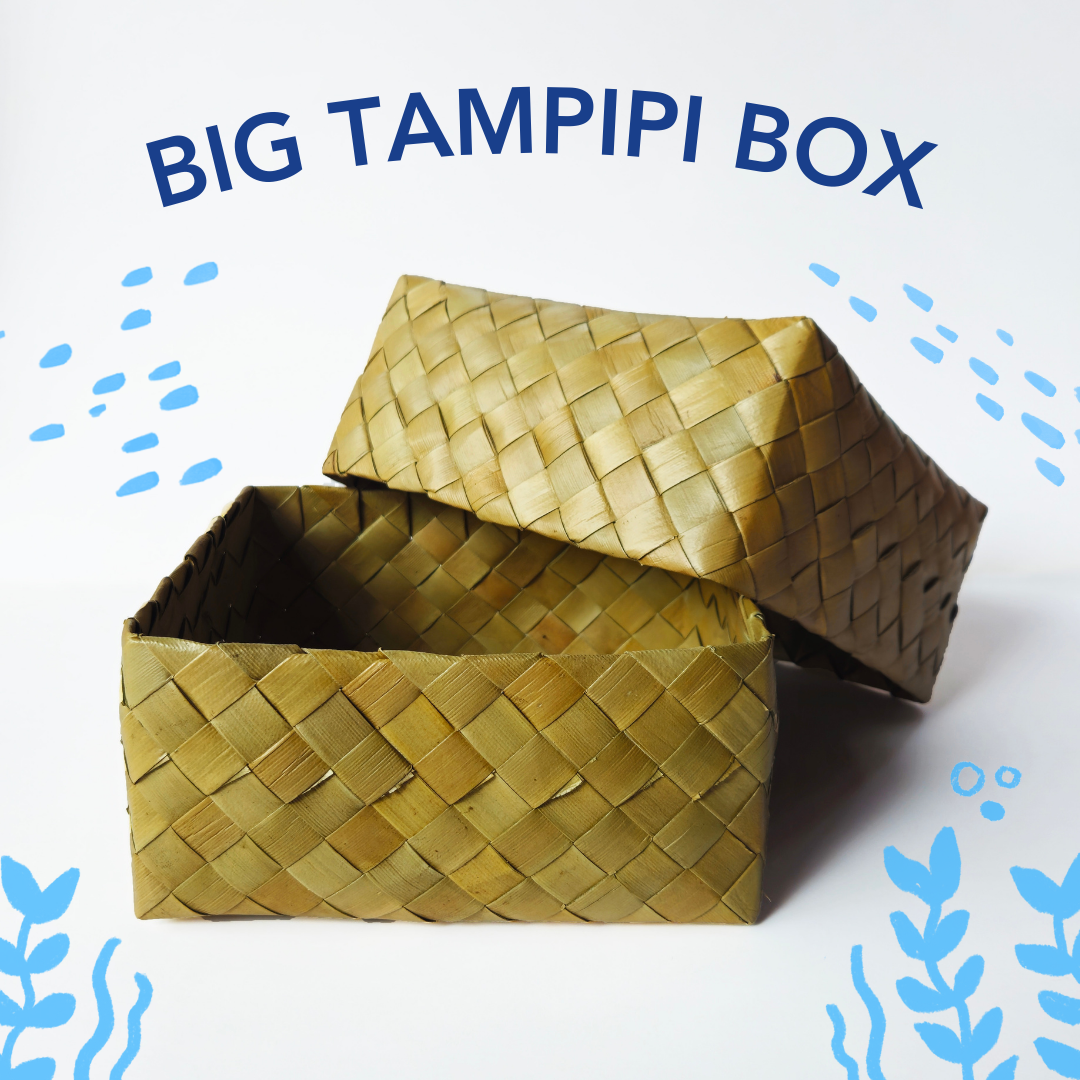 MAGWAI Big Tampipi Gift Box | Biodegradable Fiber 8x8x4 inches Eco-fri